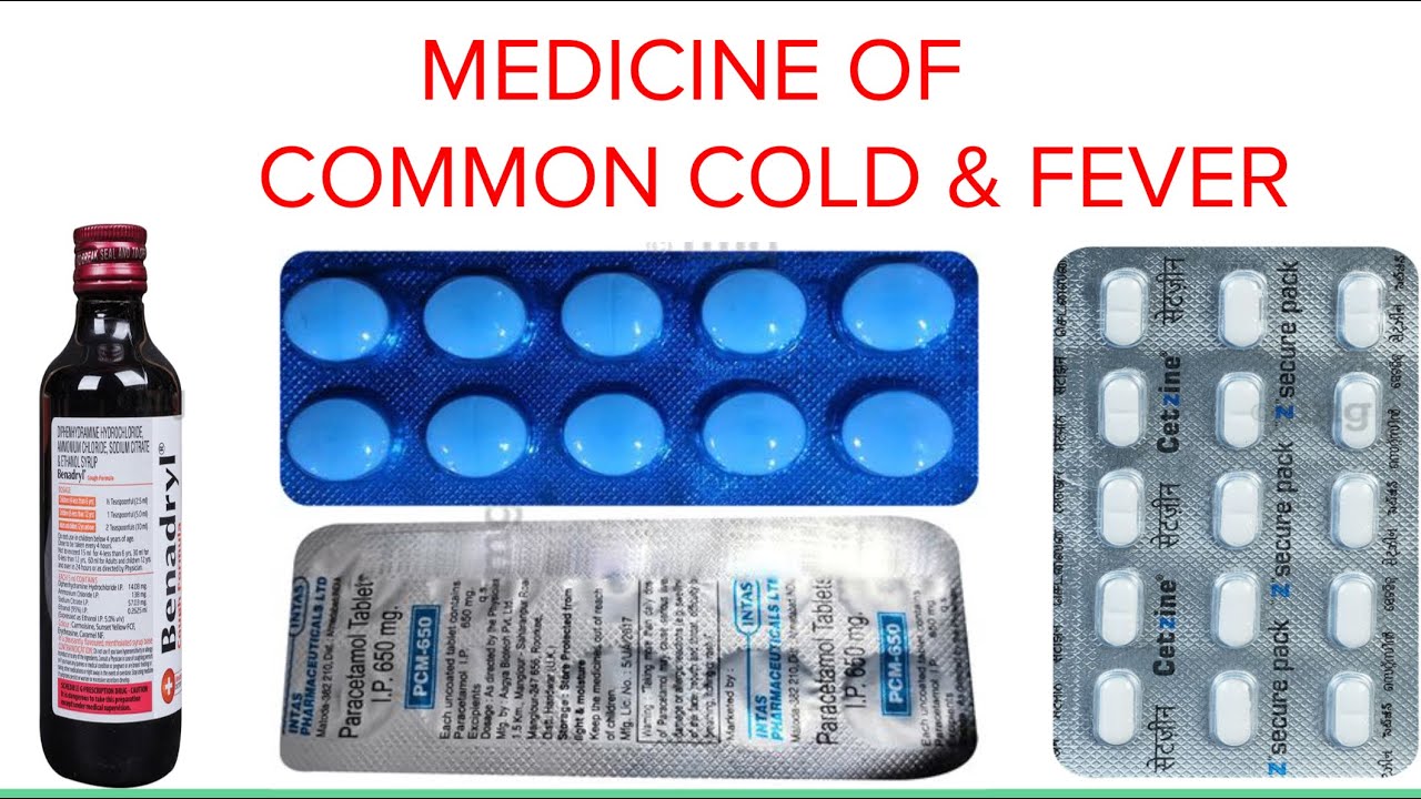 Common medicine for Fever - common cold || fever || common used ...