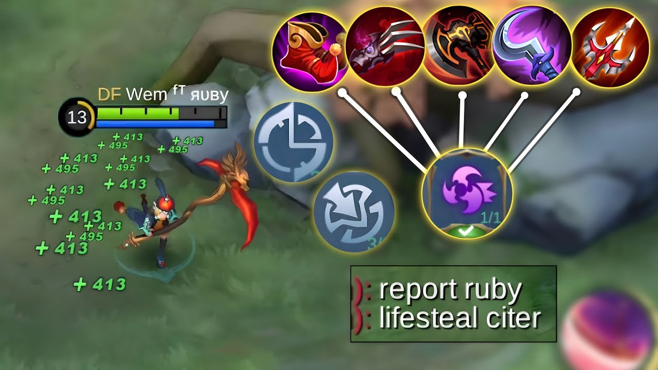 Ruby Hyper Meta Terbaru - Build Dan Emblem Ruby No Cooldown | Mobile ...