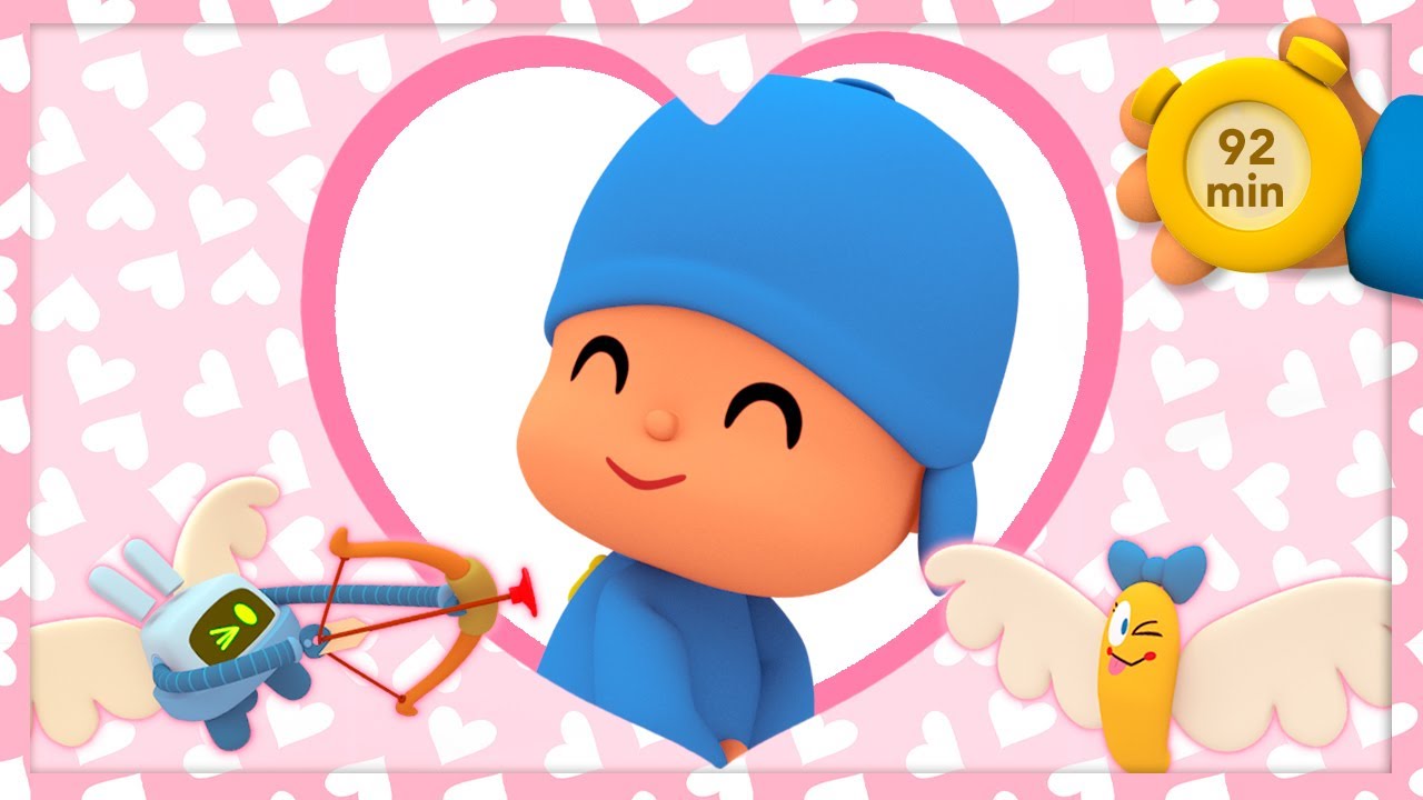 💘POCOYO & NINA - Cupid Pocoyo on Valentine's Day 92 min ANIMATED ...
