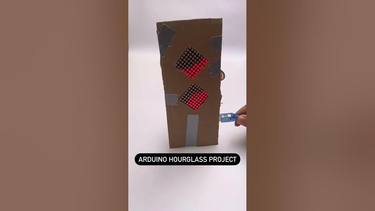 Digital Hourglass Project With Arduino Uno And Led Matrix Youtube