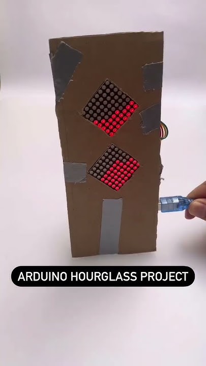 Digital Hourglass Project With Arduino Uno And Led Matrix Youtube