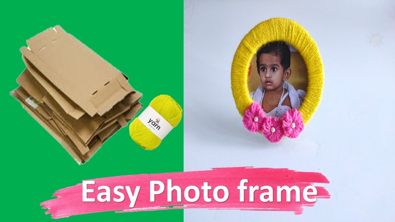How To Make A Photo Frame Using Cardboard Very Easy Wall Decor Idea how-to-make-a-photo-frame-using-cardboard-very-easy-wall-decor-idea