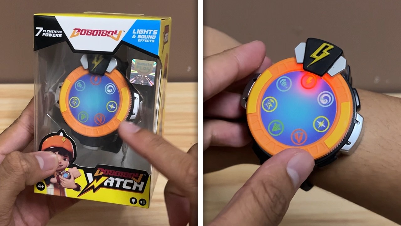 Unboxing BoBoiBoy Elemental Watch! - YouTube