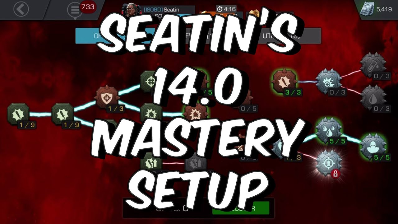 Seatin's 14.0 Mastery Setup - Marvel Contest Of Champions - YouTube