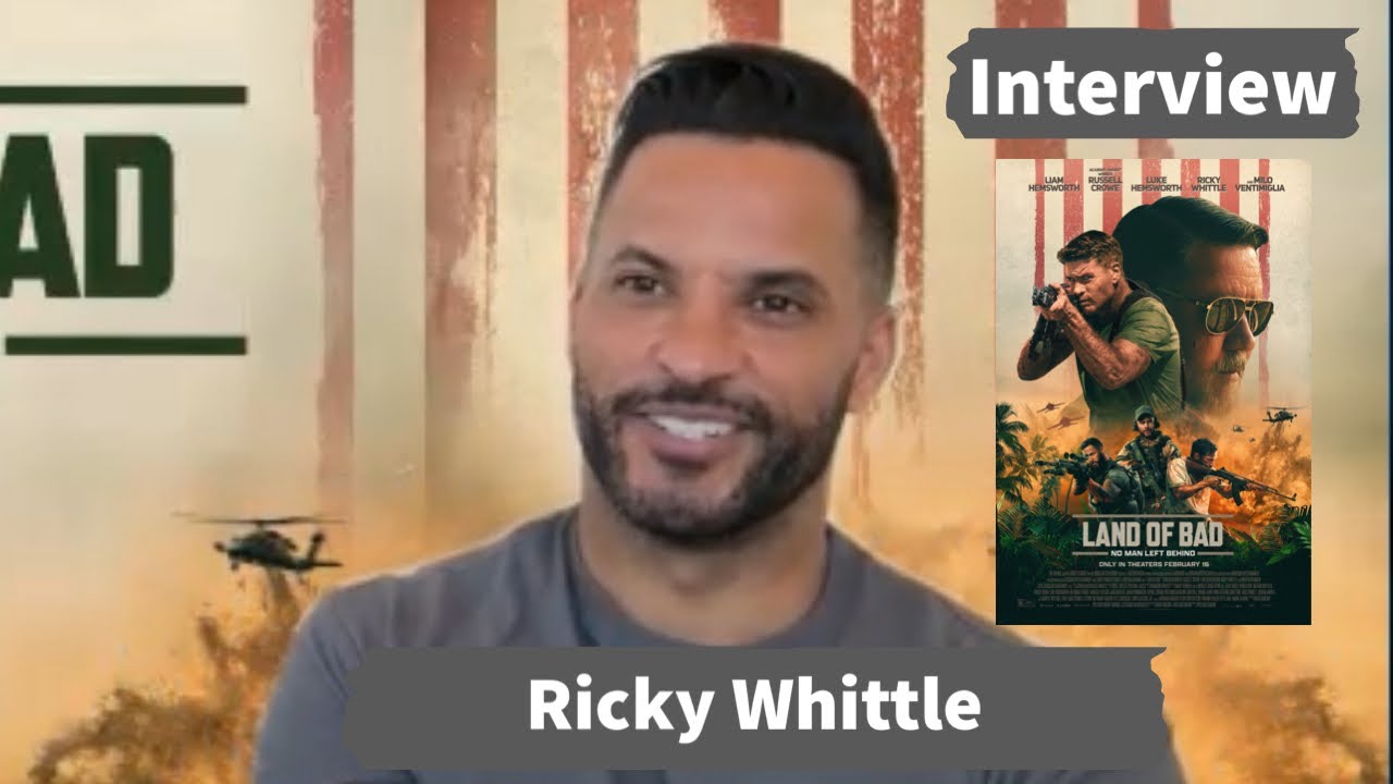 Actor Ricky Whittle talks about LAND OF BAD - YouTube