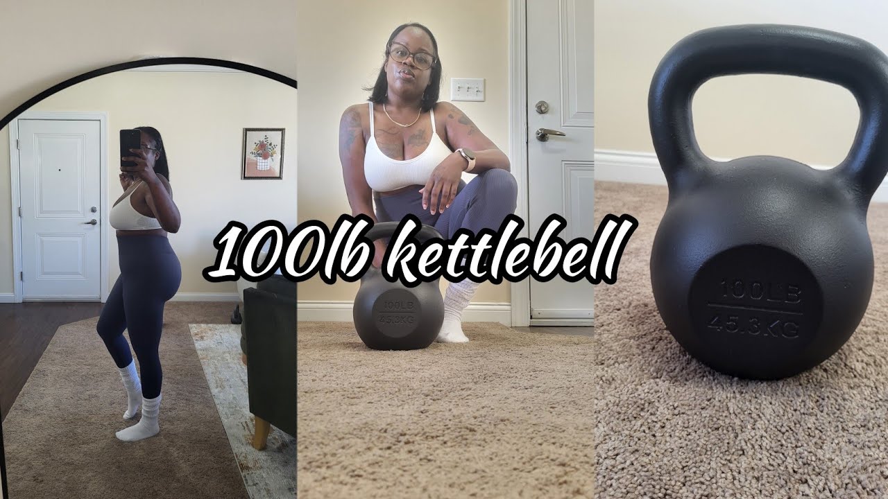 100lb kettlebell workout 💪🏾 - YouTube