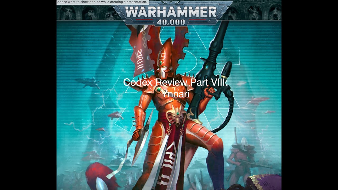 Codex Review Part VIII: Ynnari - YouTube