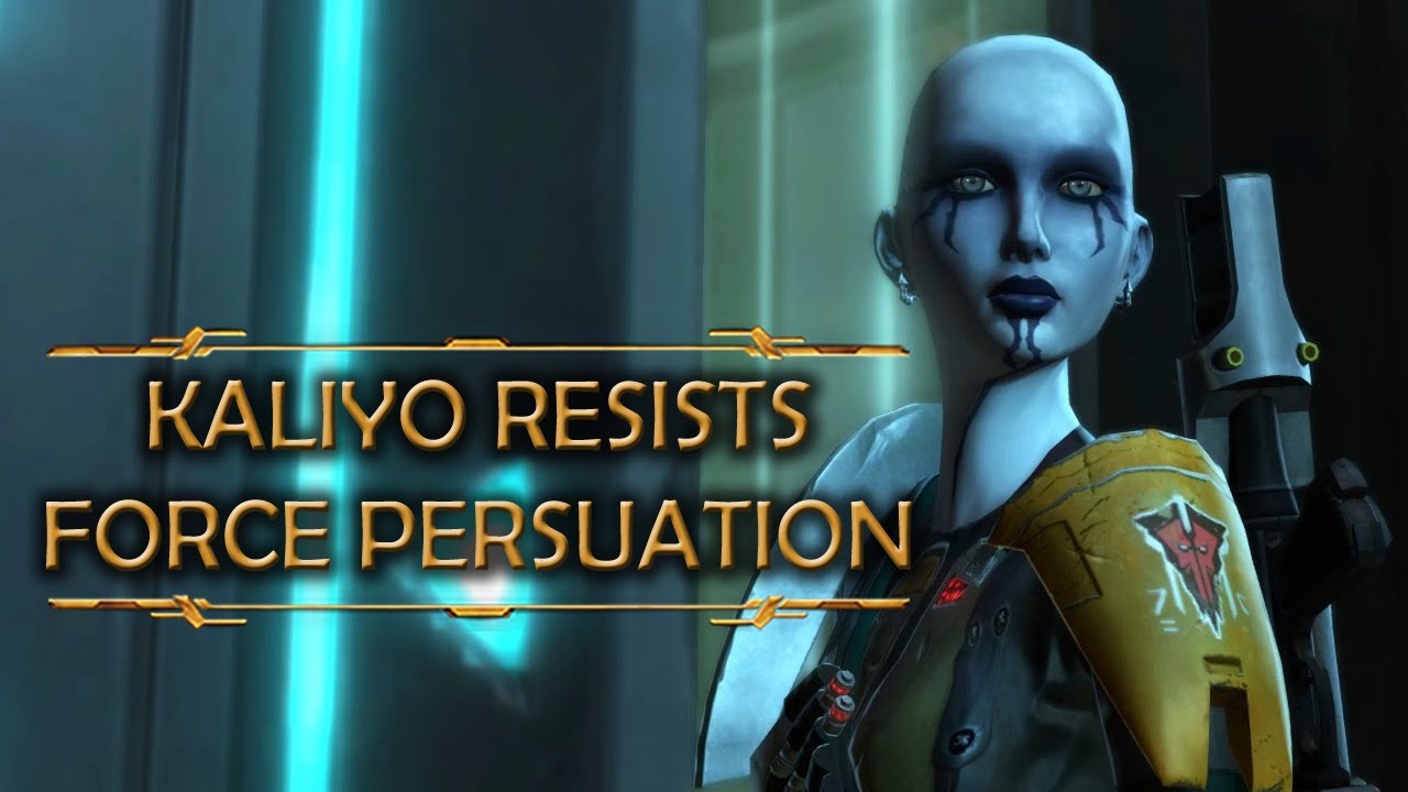 Knights of the Fallen Empire - Kaliyo resists Force persuation - YouTube