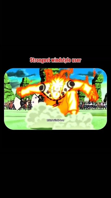 Strongest wind style user | Naruto - YouTube
