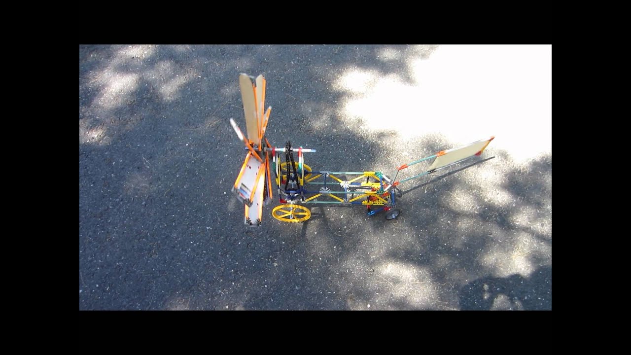 K'nex Wind Powered Car - YouTube
