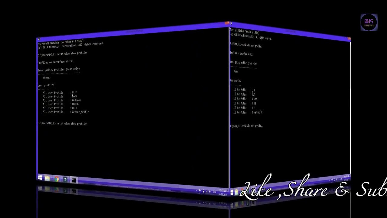 Find Any Wi-Fi Password Very Easily Using Cmd | Cmd by bk tutorial ...