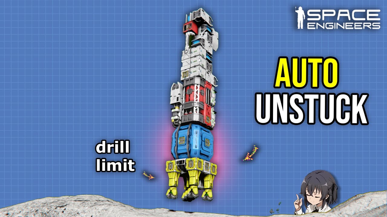 This Makes Ship Burrow Mining With Drill Limit Easy, Space Engineers ...