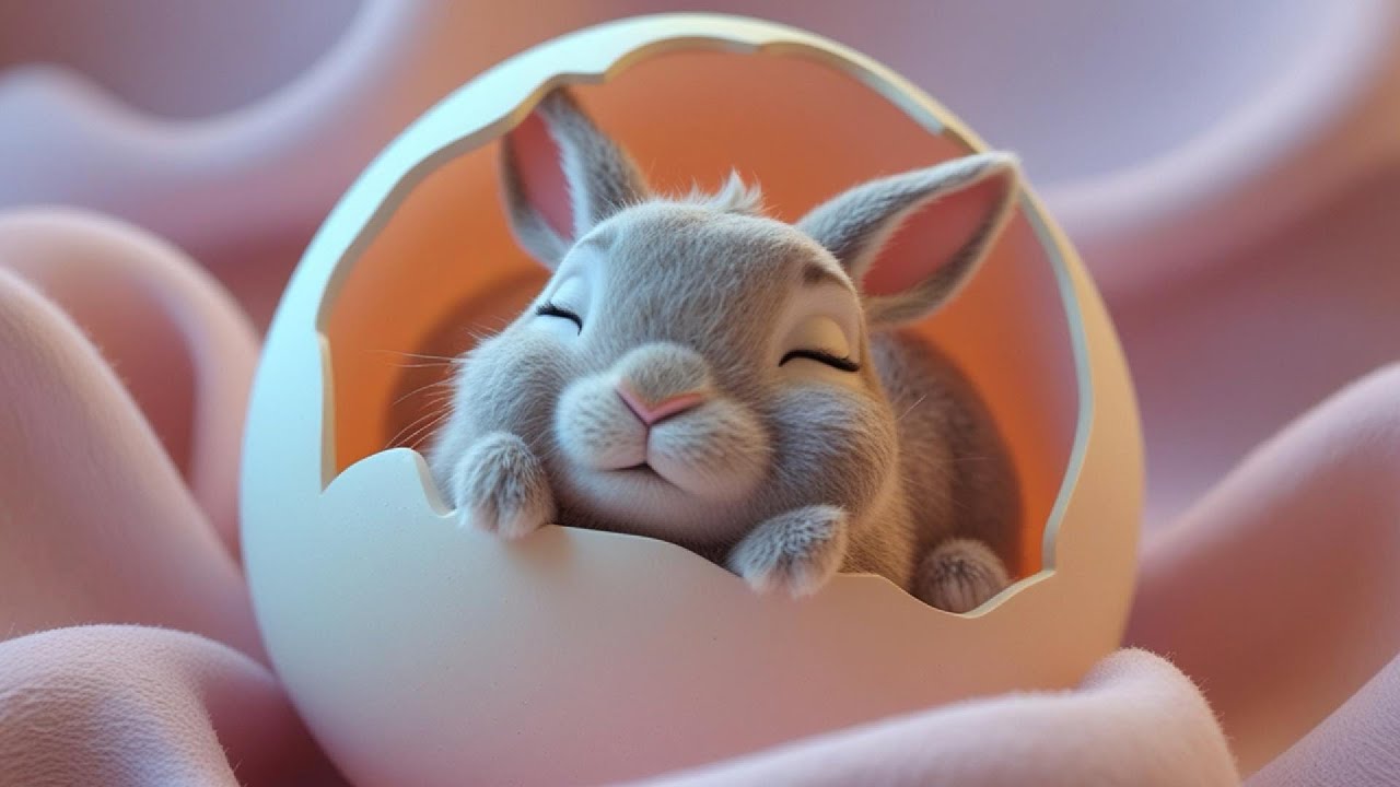 Baby Bunny's Easter Nap Time A Relaxing Sleep Video with Mozart ...