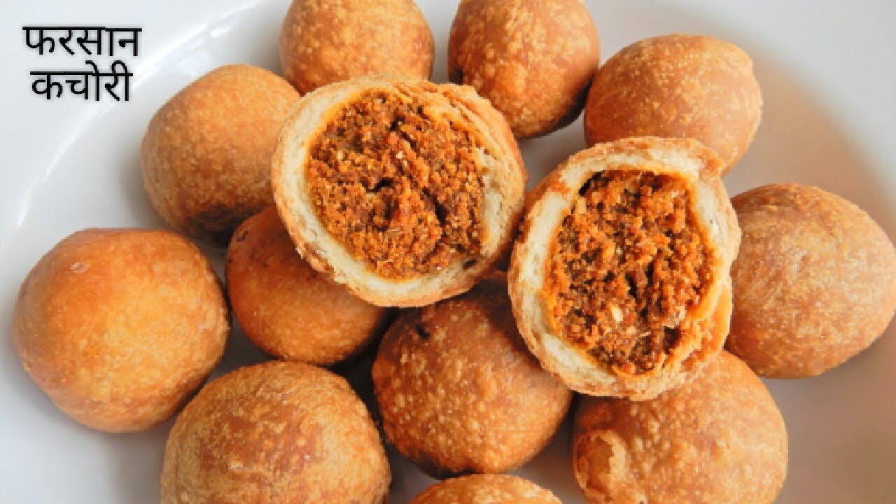 फरसान कचोरी | छोटी कचोरी | Diwali special recipes | Dry Farsan Kachori ...