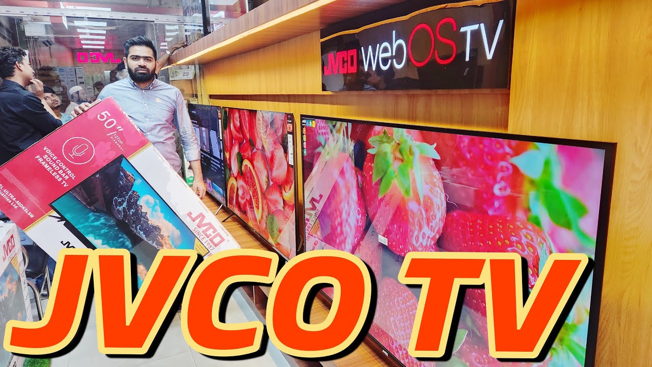 JVCO LED Smart TV // JVCO tv price // smart LED to market - YouTube