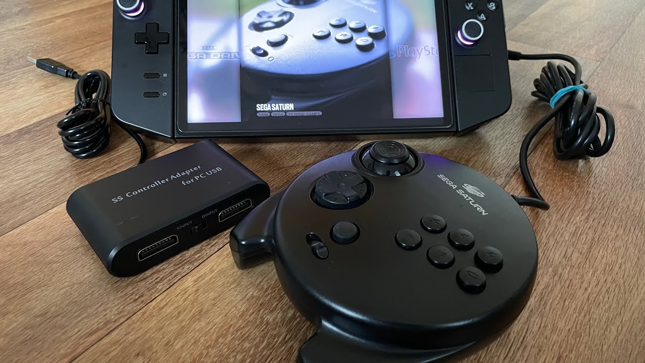 Sega Saturn 3D Controller on PC/ Lenovo Legion Go @Sega, @SegaSaturn ...