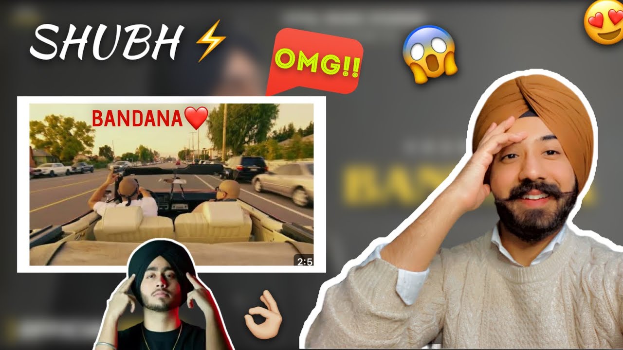 Shubh - Bandana (Official Music Video) | Singhs Reaction - YouTube