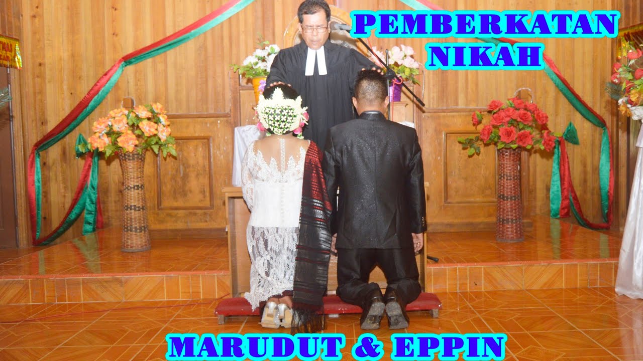 PEMBERKATAN NIKAH MARUDUT SIHOMBING & EPPIN Br. SINAGA, SAKRAL DAN PENUH HIKMAH DI HKBP BATU ...