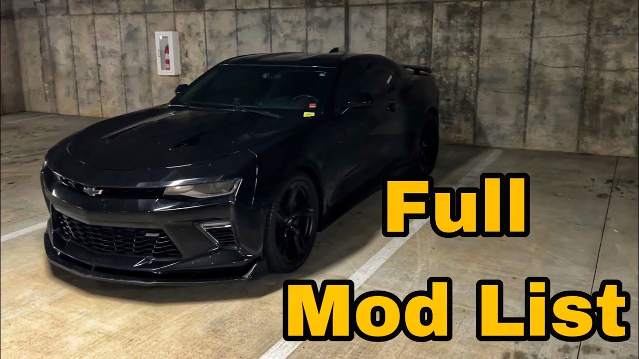FULL MOD LIST For My 2016 CAMARO SS! *CHEAP* - YouTube
