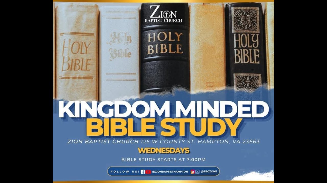 Kingdom Minded Bible Study Rev. Serita Anderson - YouTube
