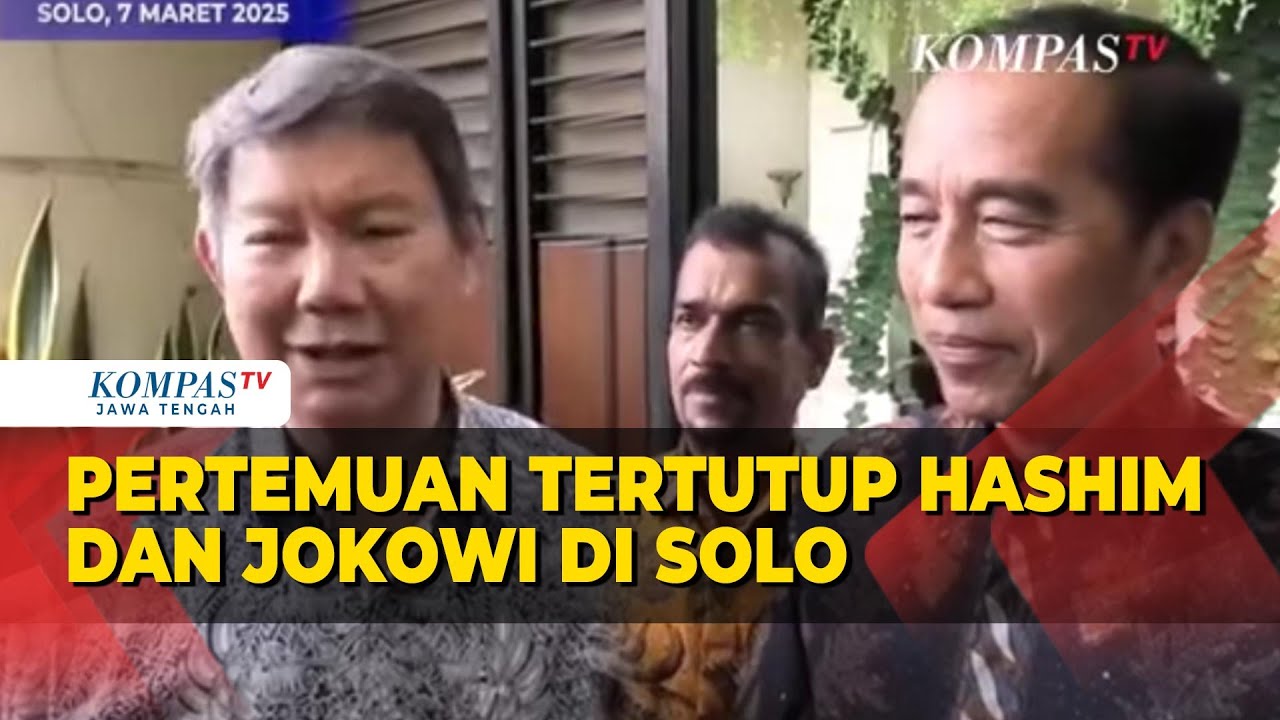 Pertemuan Tertutup Hashim dan Jokowi di Solo - YouTube