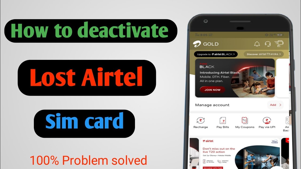 How To Deactivate Lost Airtel Sim Card Airtel Sim Card Band Kaise how-to-deactivate-lost-airtel-sim-card-airtel-sim-card-band-kaise