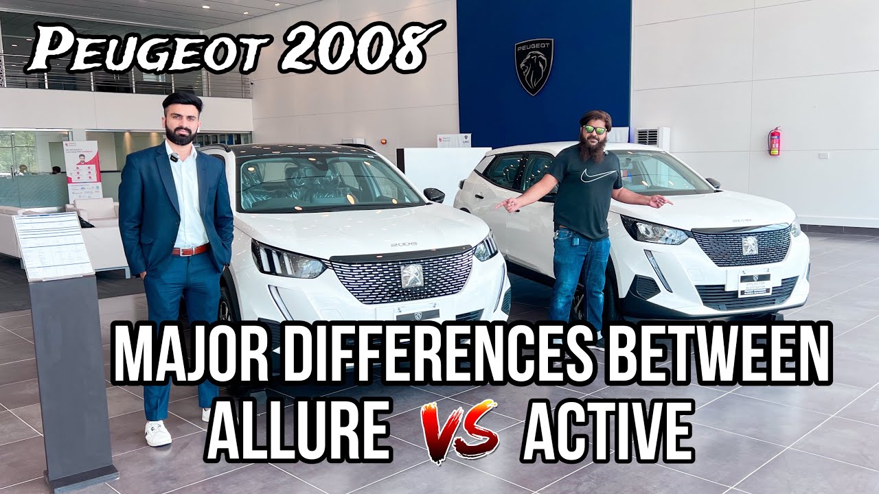 What are the major differences between Peugeot 2008 Active and Allure ...