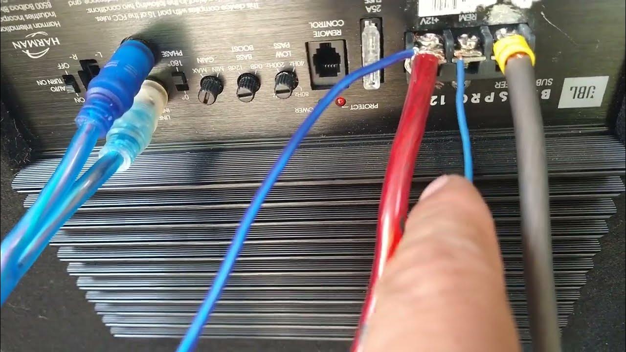 cómo conectar amplificador a esterio original de carro - YouTube