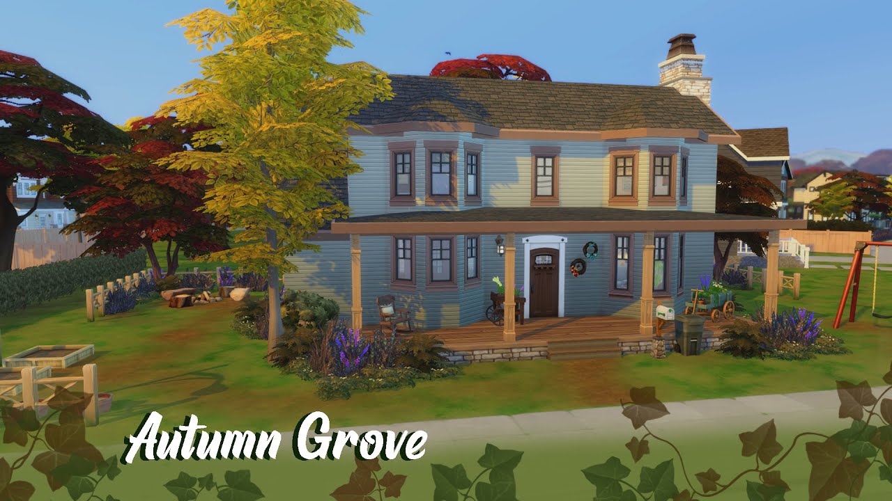 Autumn Grove | Sims 4 Speed Build - YouTube