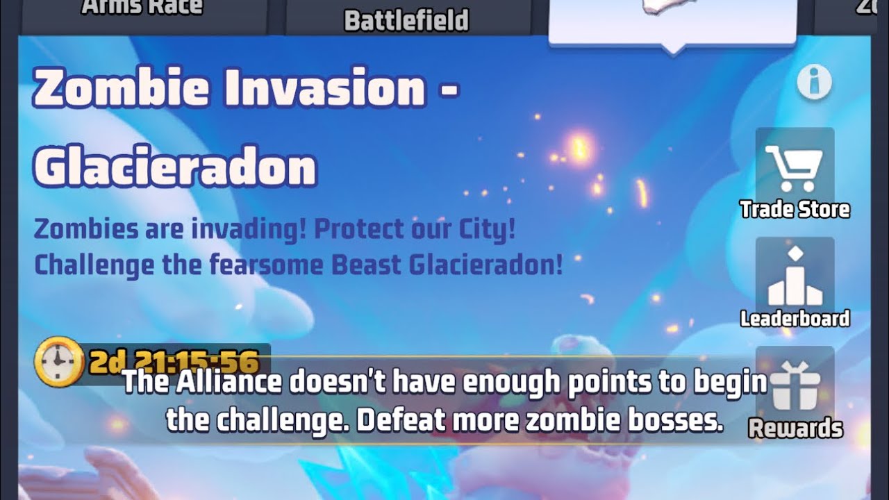 Last War Zombie Invasion-Glacieradon: gold zombie event just got even ...