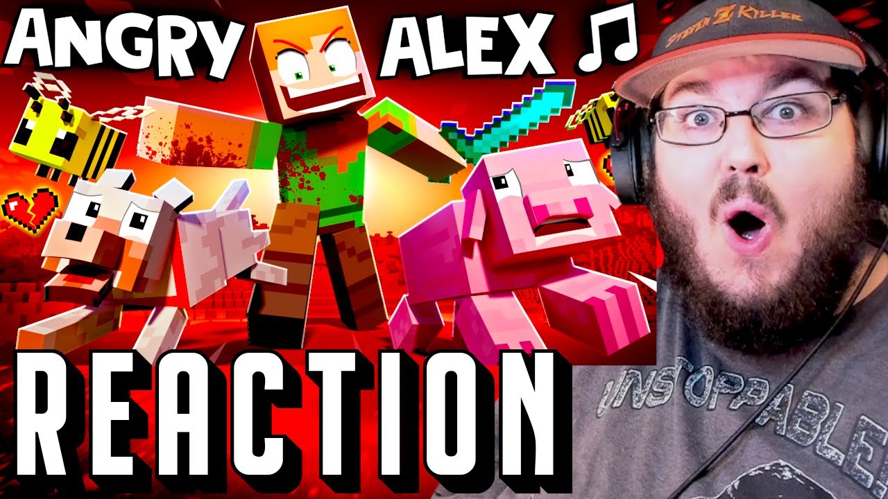 "ANGRY ALEX" 🎵 [VERSION A & B] Minecraft Animation Music Video ...
