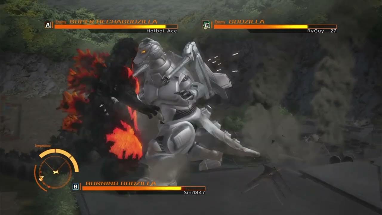 GODZILLA PS4 : Burning Godzilla vs Super MechaGodzilla vs Godzilla - YouTube