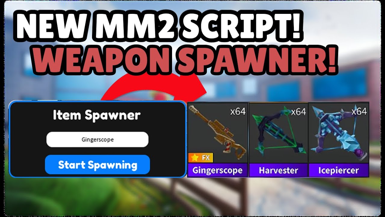 Mm2 Weapon SPAWNER Script | Pastebin | Murder Mystery 2 Latest Working ...