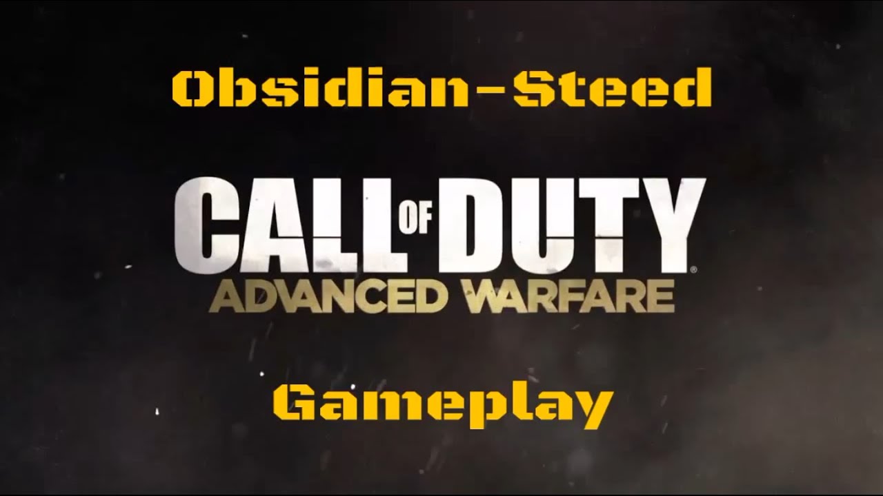 COD Advanced Warfare: Bal-27 Obsidian Steed Gameplay - YouTube
