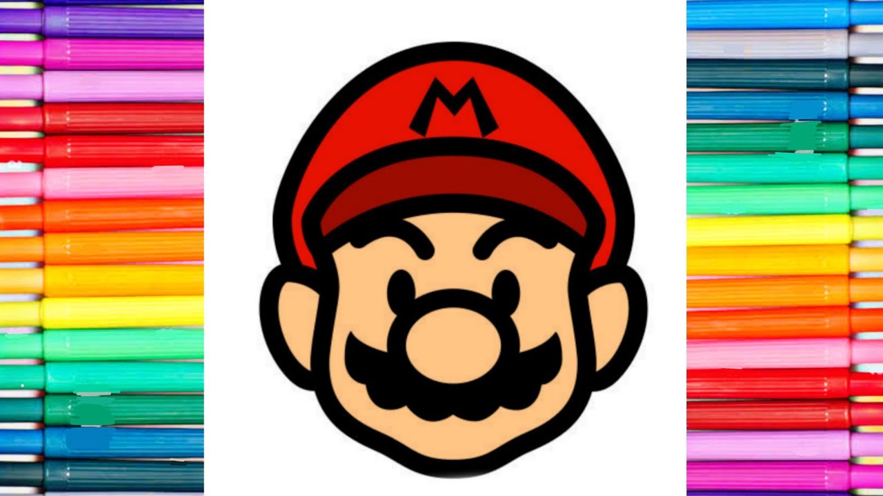 How to draw Mario easy drawing step by step - YouTube