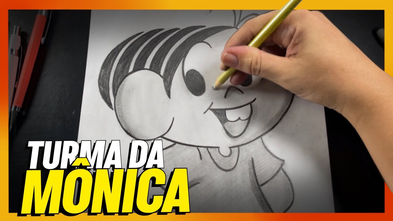 Como Desenhar MÔnica Da Turma Da MÔnica How To Draw Youtube
