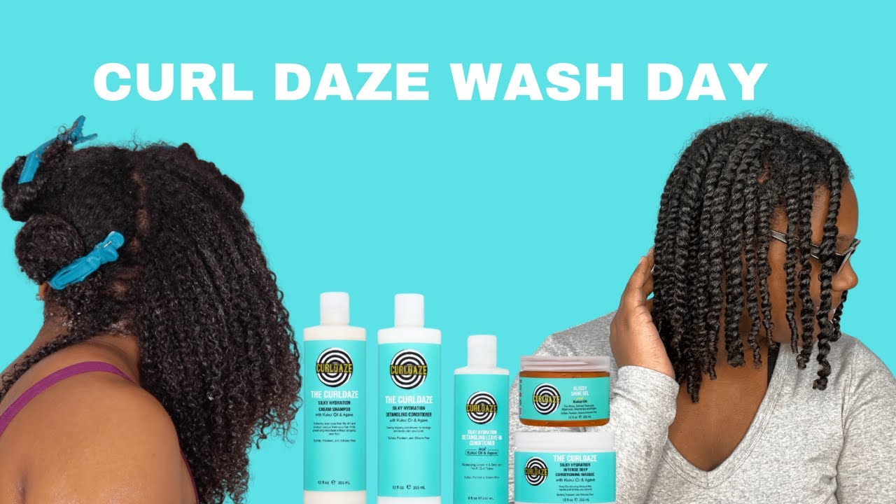 FULL NATURAL HAIR WASH DAY ROUTINE| FT CURL DAZE - YouTube