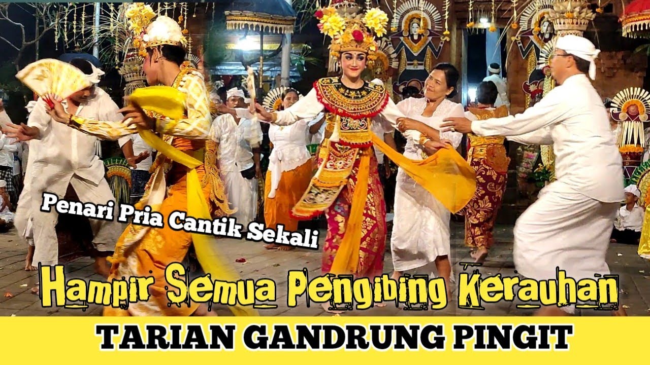 TARI GANDRUNG PURA MAJAPAHIT Kerauhan Saat Ngibing Gandrung - YouTube