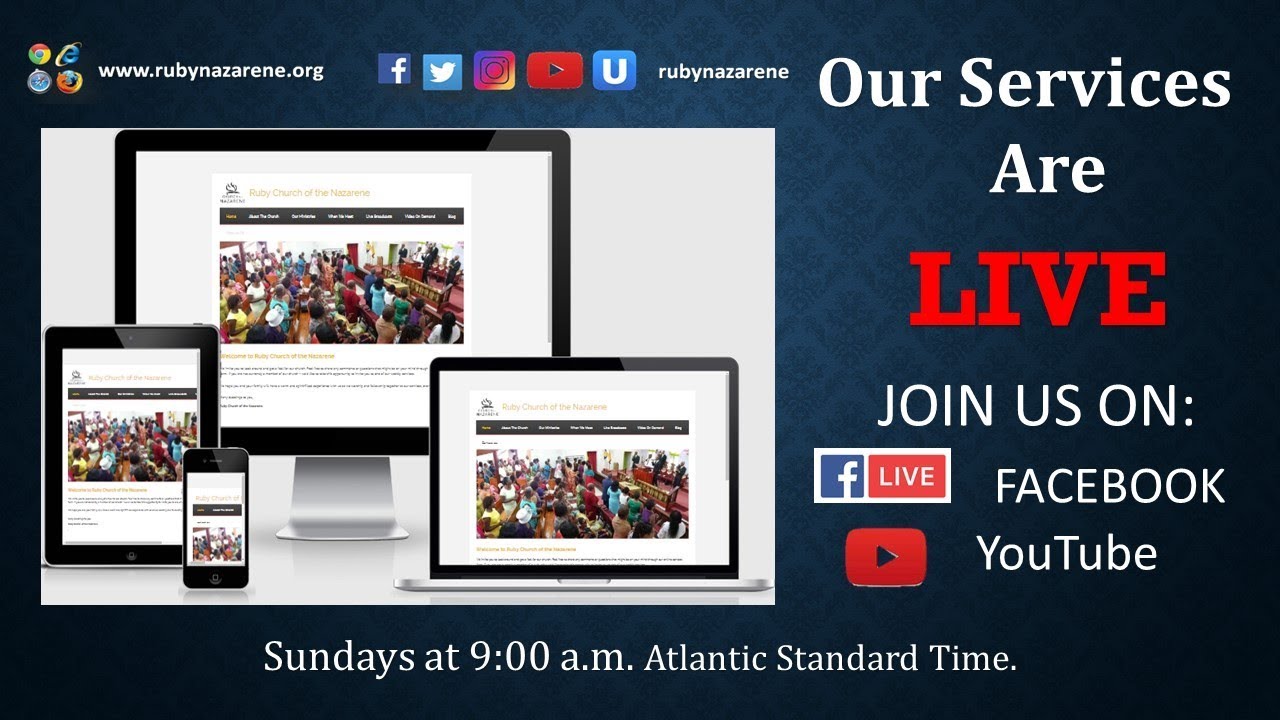 June 7, 2020 Broadcast - Ruby Church of the Nazarene, Barbados - YouTube