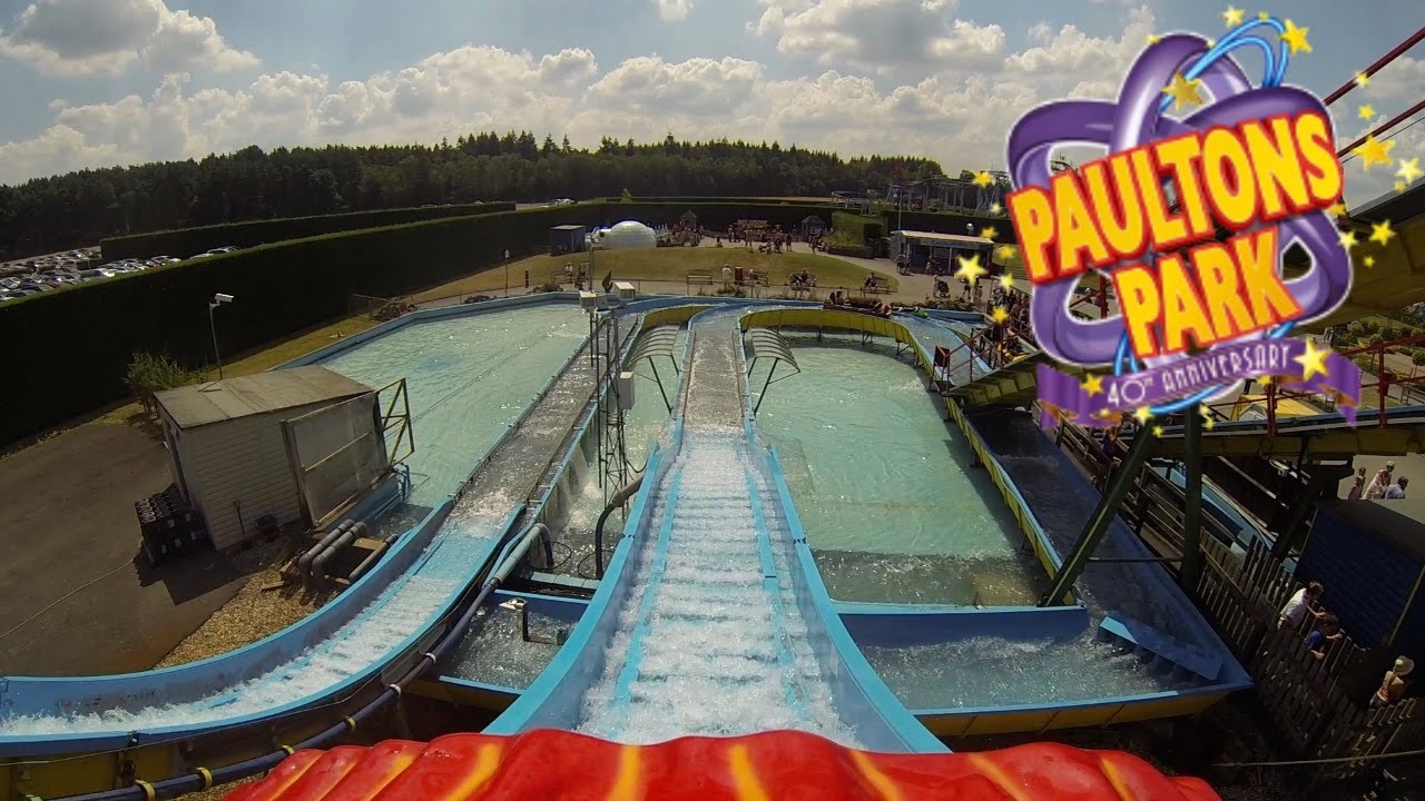 Raging River Ride Log Flume Full HD POV - Paultons Park - YouTube