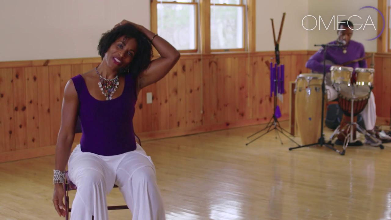 Afro Flow Yoga Part 1 Stretch at the Office - YouTube