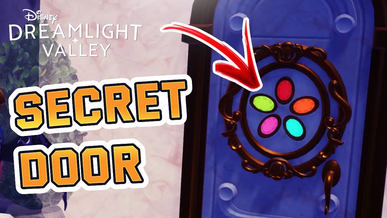Mickey's Secret Door Location In Disney Dreamlight Valley - YouTube