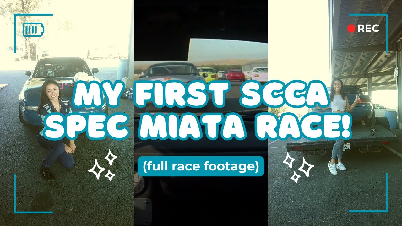 My first ever SCCA Spec Miata race!! (Full race footage) - YouTube