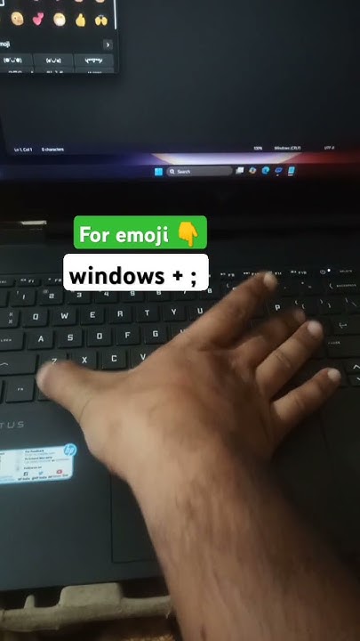 How to use emoji on Laptop or PC #keyboard #shortcutkeys #emoji # ...