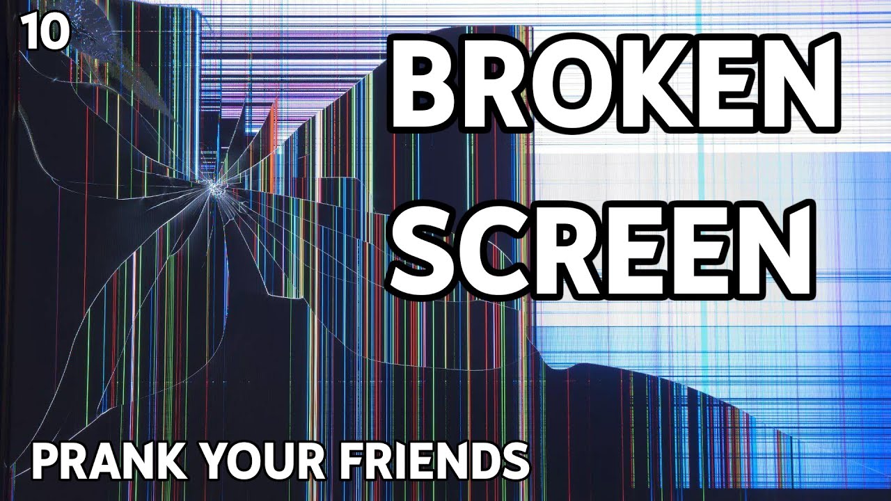 10 Hours of Broken Screen - YouTube