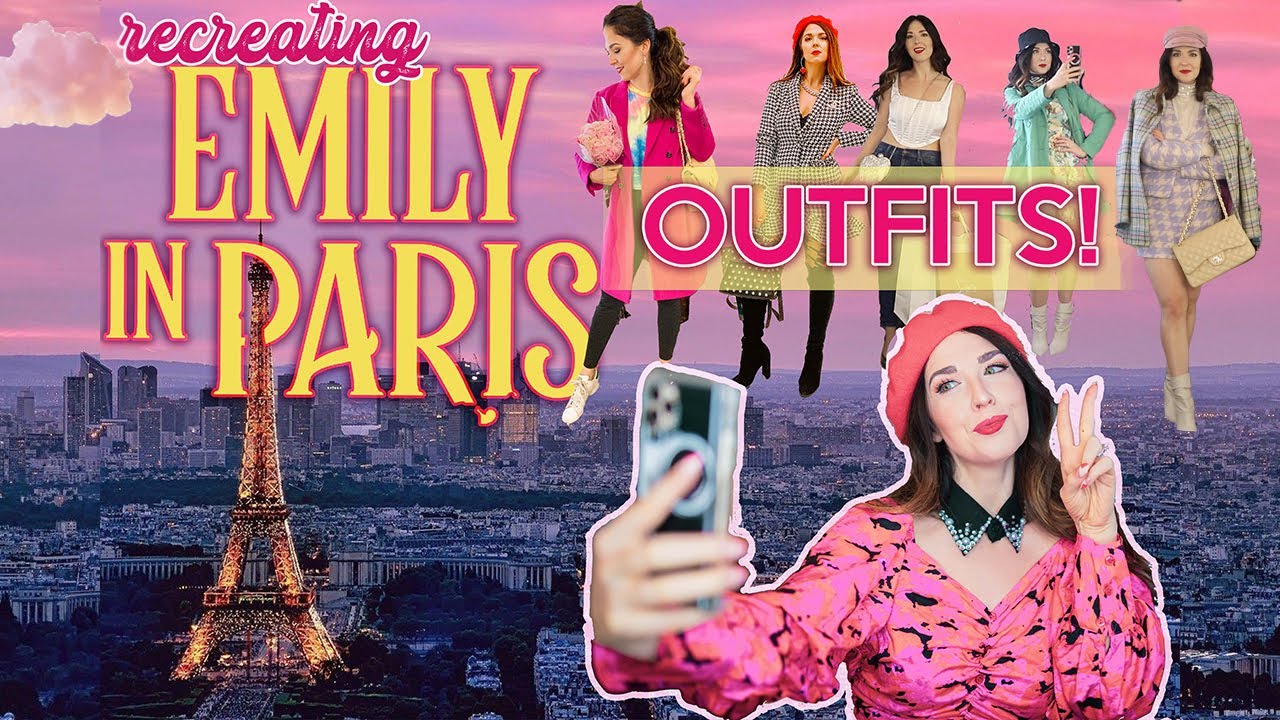 Emily In Paris Lookbook | Recreating 15 Emily Cooper Outfits!!! - YouTube