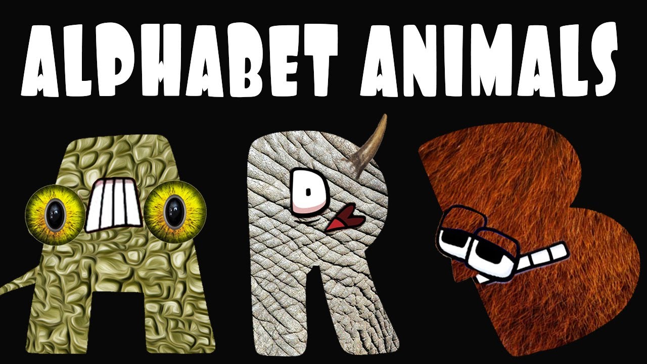 ALPHABET LOR TRANSFORMATION INTO ANIMALS - YouTube