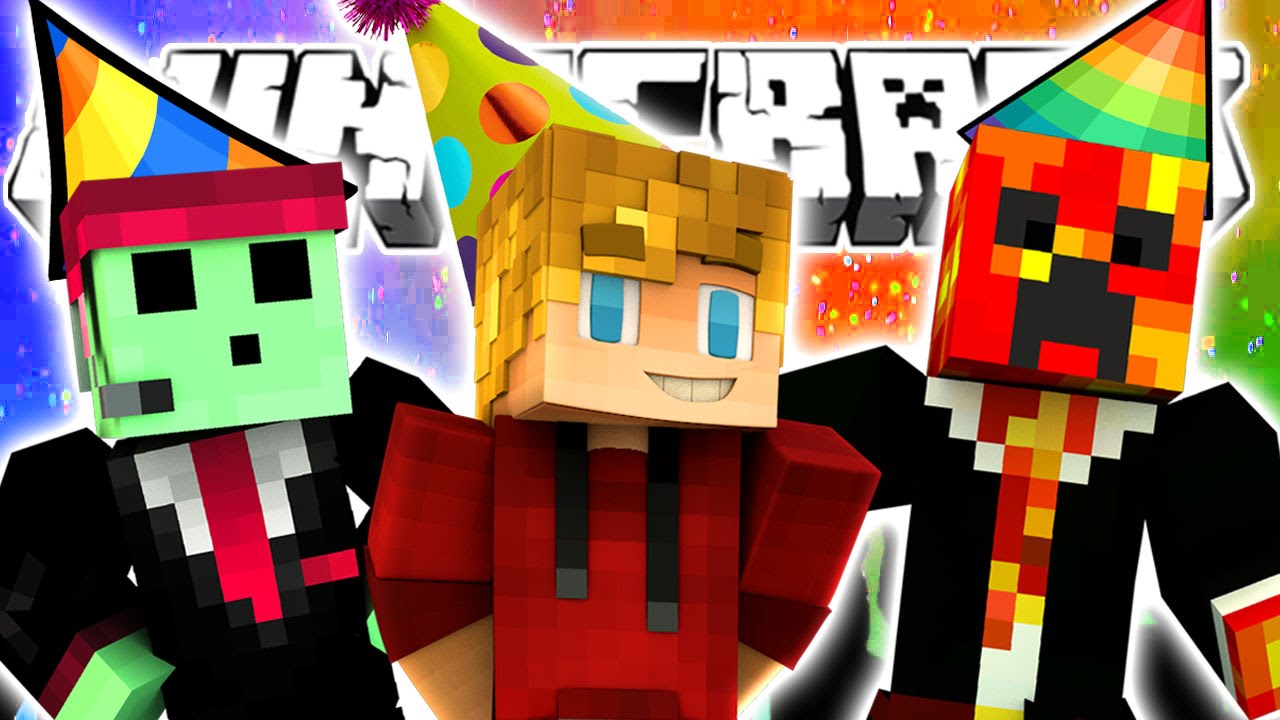 Minecraft *New* Party Games! - w/Lachlan, Preston & Pete - YouTube