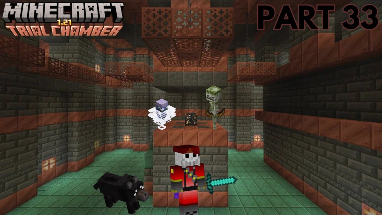 Minecraft Realm: My First 1.21 Trial Chamber Dungeon! - YouTube