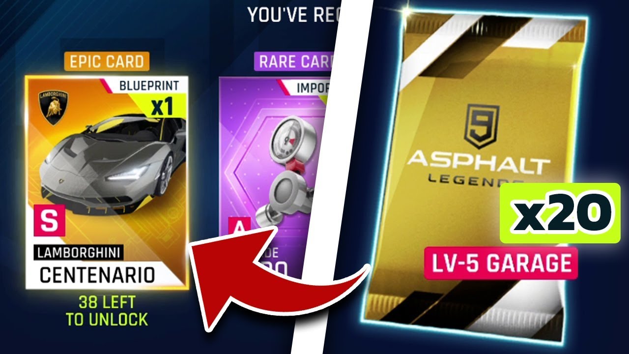 Opening 20 PREMIUM Packs | ASPHALT 9 - YouTube